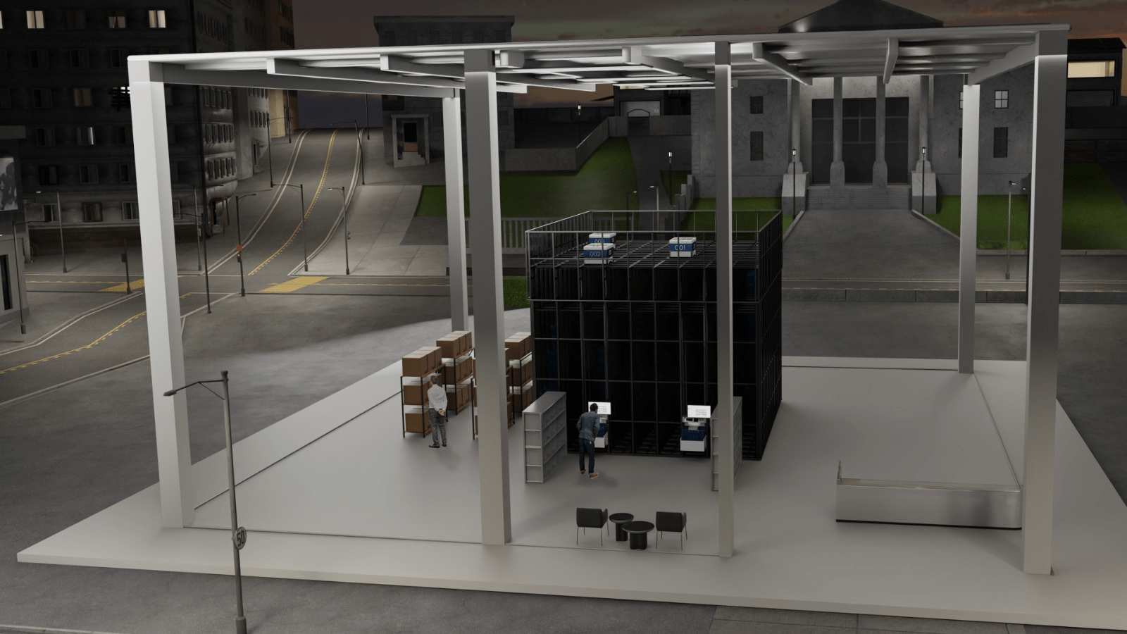 Pingspace Robotic Warehouse